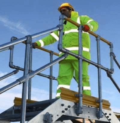 Freestanding Roof Step Over Platform