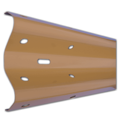 Yellow Armco Barrier Beam